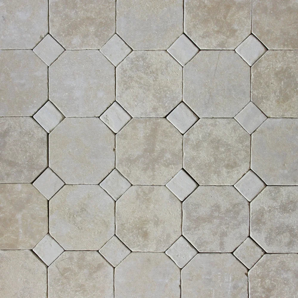 Moroccan Limestone | Octagon | 8x8 | Meknes | Matte – Alexander James