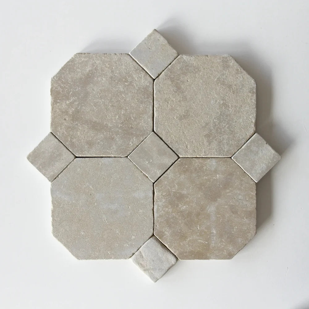 Moroccan Limestone | Octagon | 8x8 | Meknes | Matte – Alexander James